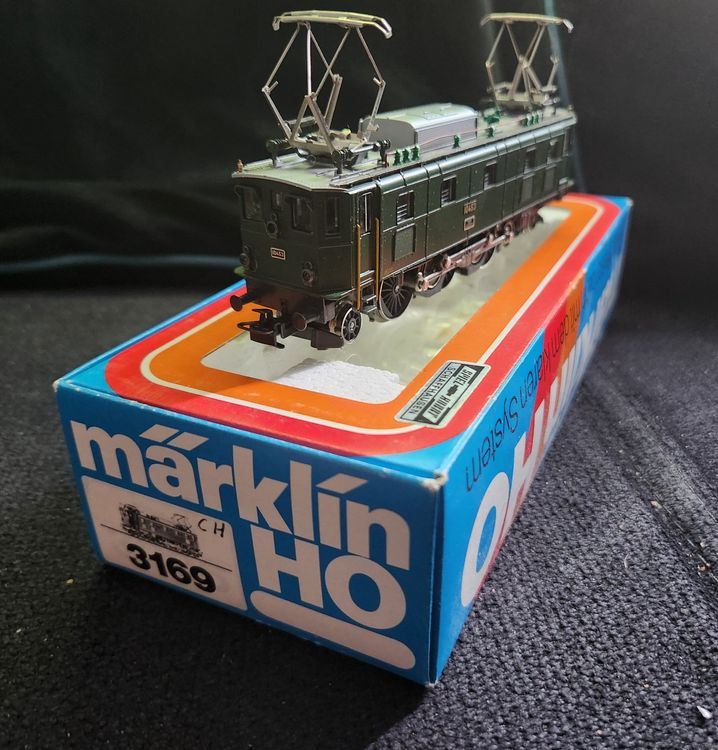Märklin HO Lok 3169 grüne Krokodil-Lokomotive, Vintage! (Neu und ...