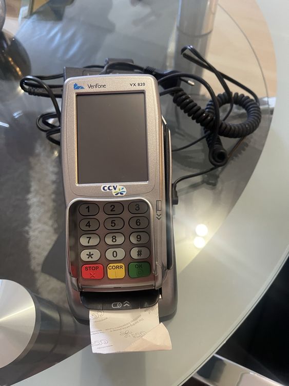 Verifone VX820 PIN Card Terminal 3.5" Touch INCL Duet Charge (Gebraucht ...