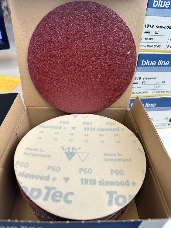 Siawood Schleifscheibe Korn 60/ ø150 mm/ ungelocht (Neu und ...