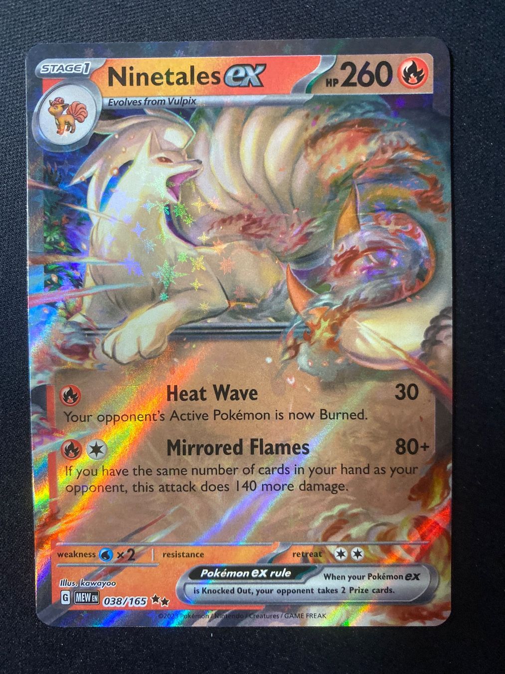 Ninetales ex 38 - Vulnona ex - MEW 151 - EN (Neu (gemäss Beschreibung ...