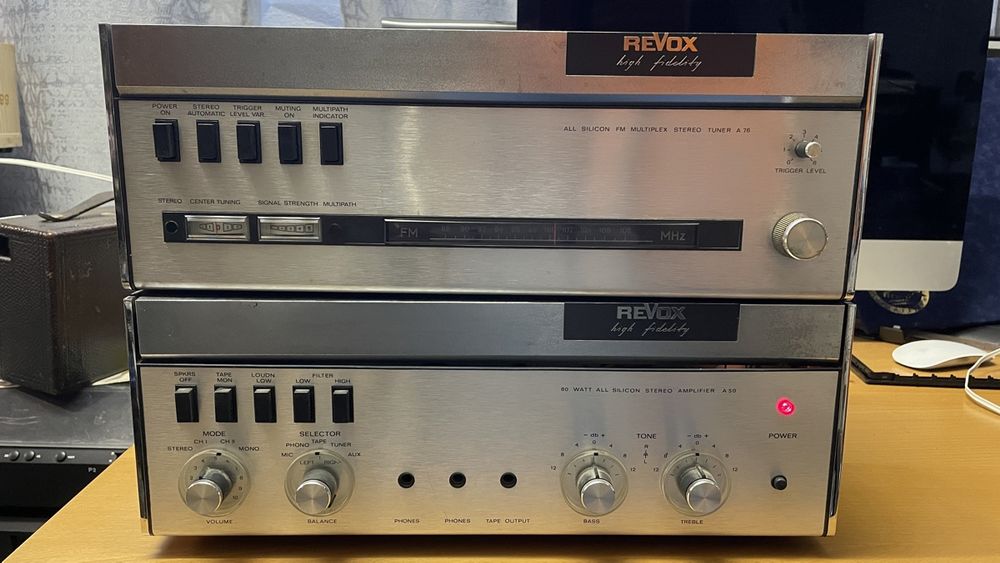 Revox A76 & A50 Tuner und Verstärker (Gebraucht) in Wallisellen für CHF 65 – nur Abholung auf ...