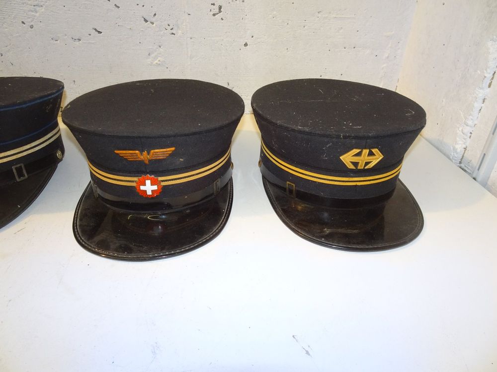 4 SBB Hut Mütze Kopfbedeckung Bahnhofvorstand Kondukteur | Kaufen auf ...