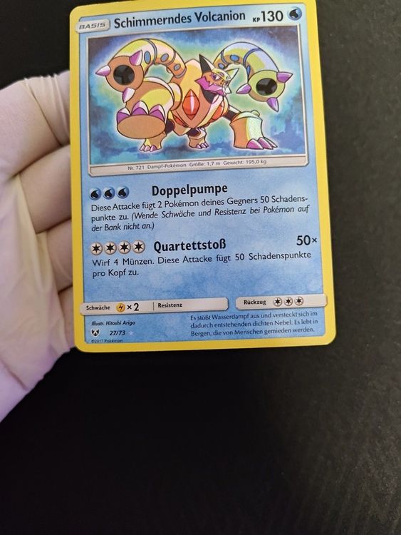 Shiny Volcanion Pokemon Karte (Gebraucht) in Killwangen für CHF 4 – mit ...