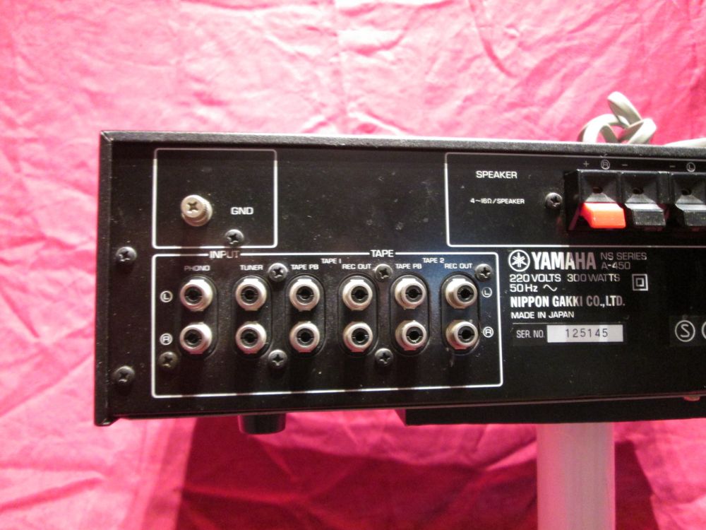 Yamaha A-450 Stereo Amplifier Vollverstärker HiFi Klassiker | Kaufen ...