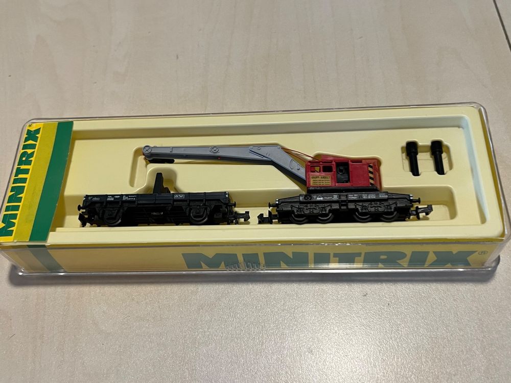 Minitrix N: Kranwagen KRUPP ARDELT Nr. 13590 in OVP | Kaufen auf Ricardo