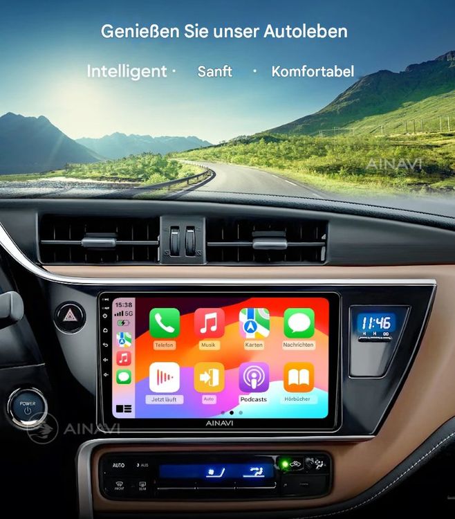 Android Autoradio für Toyota Auris Corolla Altis 2014 - 2018 (Neu und ...