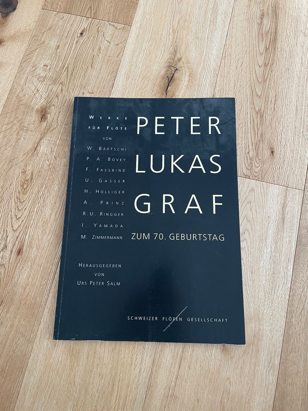 Peter Lukas Graf - Werke für Flöte zum 70. Geburtstag top! (Gebraucht ...