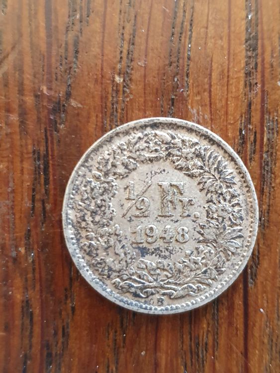 0.50 RAPPEN 1948 (Antik) in für CHF 1.2 – mit Lieferung auf Ricardo kaufen