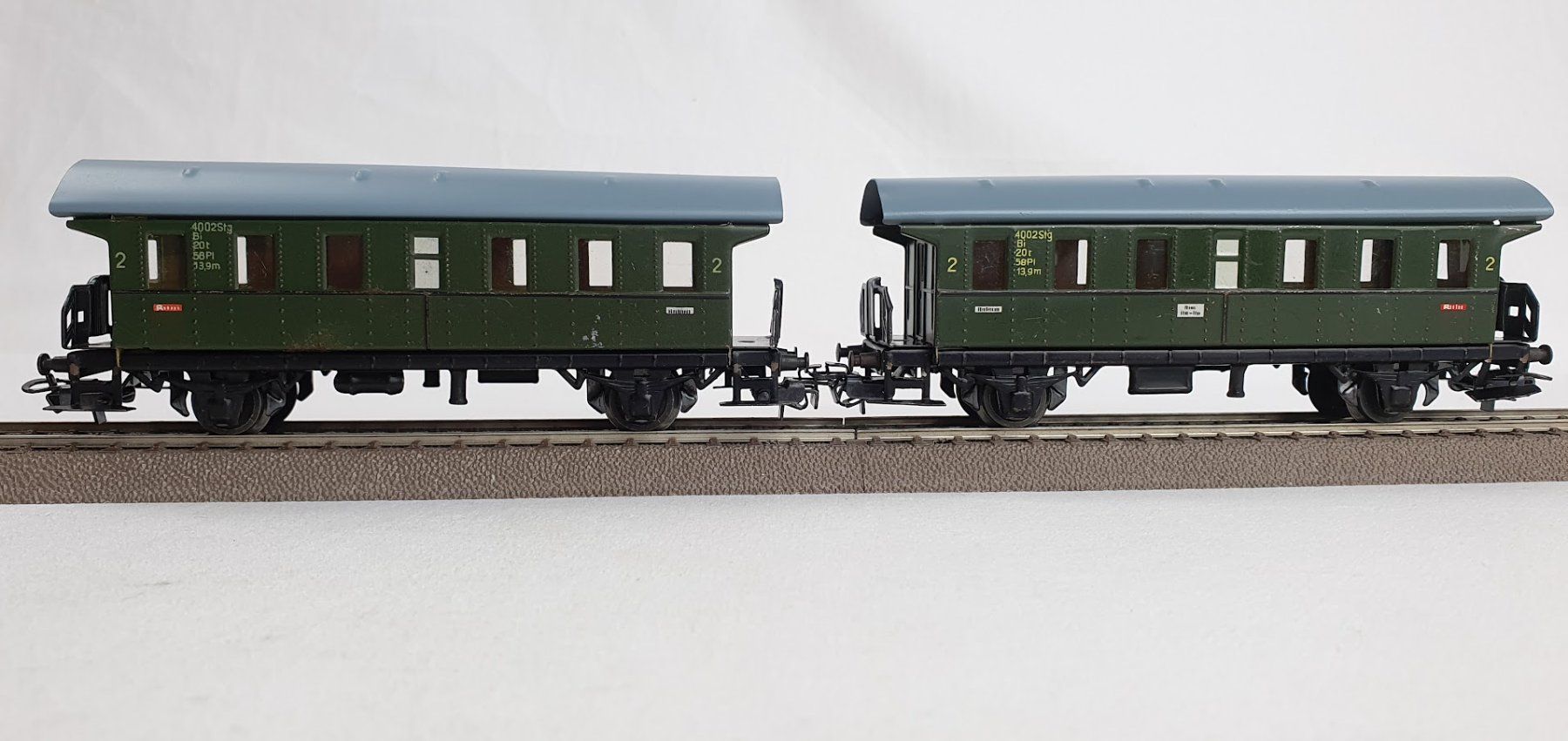 Märklin 4002 DRG/DB Personenwagen Ci/Bi 2.Kl. 2x, Tinplate (Gebraucht ...