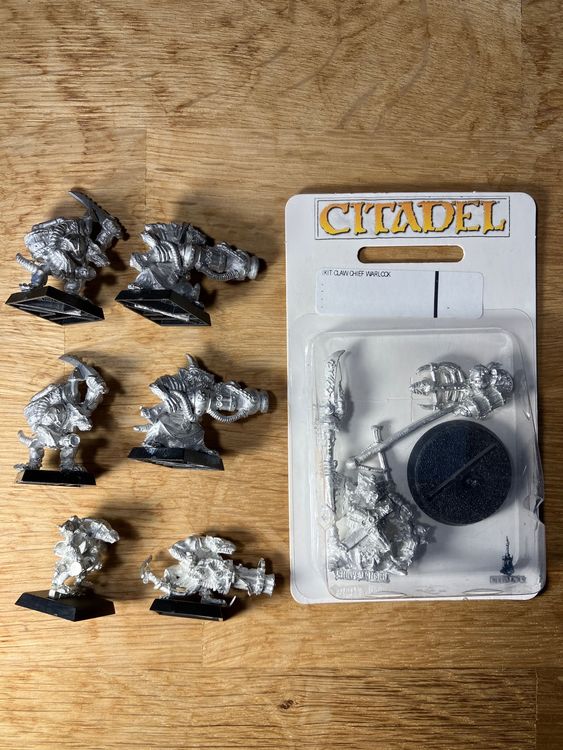 WARHAMMER Fantasy Skaven Warlock Held & Krieger Set *RAR* | Kaufen auf ...