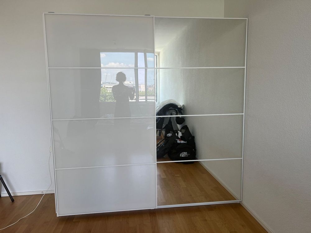 Wunderbar Pax Kleiderschrank Schiebetueren Spiegel Bildbellina4644