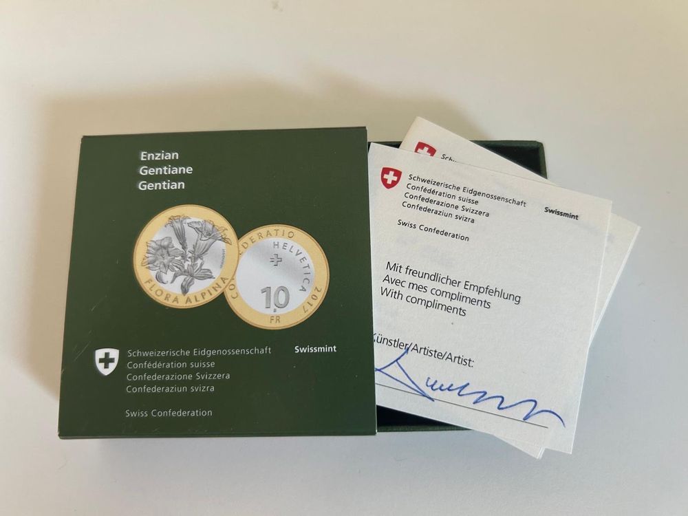 Enzian 10 Franken Künstler (Gebraucht) in Arlesheim für CHF 166 – mit Lieferung auf Ricardo kaufen