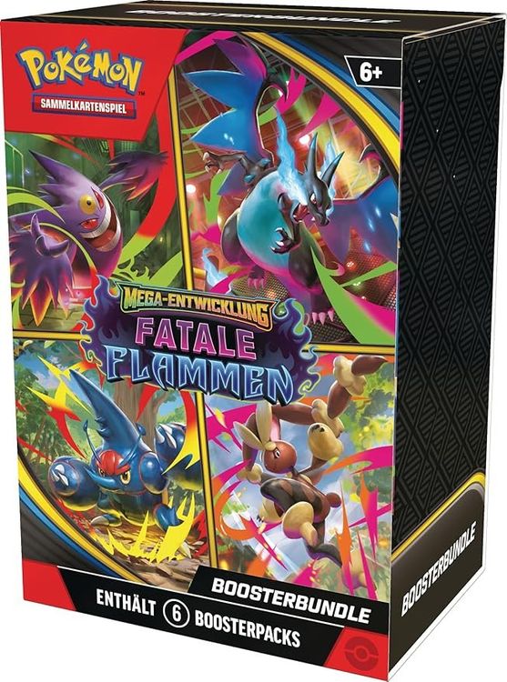 Pokemon Boosterbundle Mega Entwicklung Fatale Flammen (Neu und ...