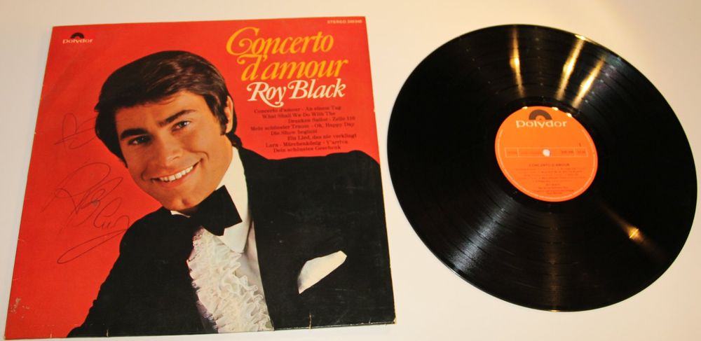 RARITÄT: Roy Black – Concerto d’amour (LP) | SIGNIERT (Gebraucht) in ...