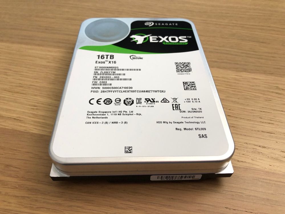 SEAGATE Exos X16, 16TB SAS HD (ST16000NM002G) (Gebraucht) in ...
