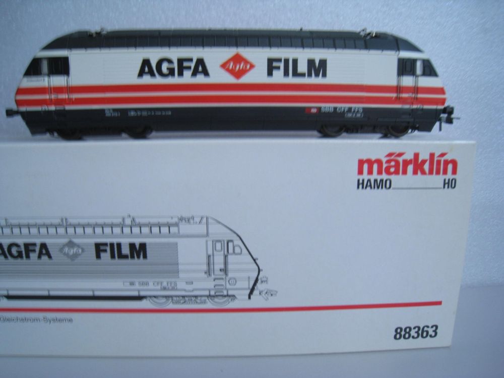 Märklin Hamo SBB Re 460 AGFA-FILM, Analog, 88363 (Gebraucht) in Buchs ZH für CHF 220 – mit ...