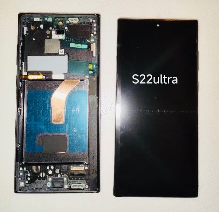 Ecran TFT Samsung Galaxy S22 ultra 5G S908 Noir + Châssis (Neu (gemäss ...