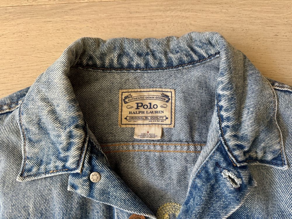 Polo Ralph Lauren Veste en jean M État neuf (Neu (gemäss Beschreibung ...