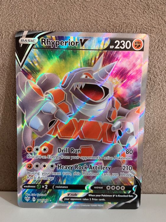 Rhyperior V ENG Darkness Ablaze Pokemon 181/189 (Gebraucht) in ...
