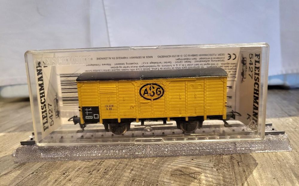Fleischmann GW gelb ASG Nr. 1464, top, sehr selten (Gebraucht) in ...