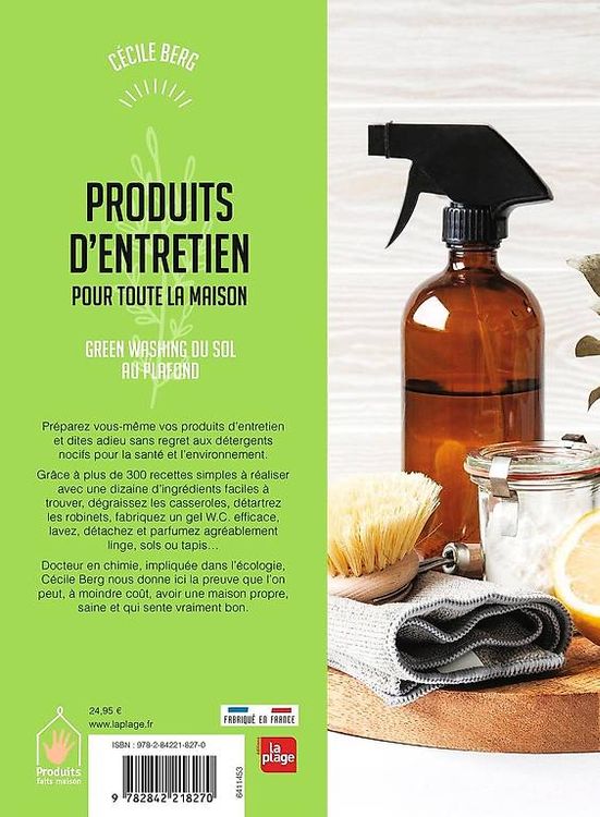 Livre comme neuf: produit d'entretien pour toute la maison (D'occasion ...