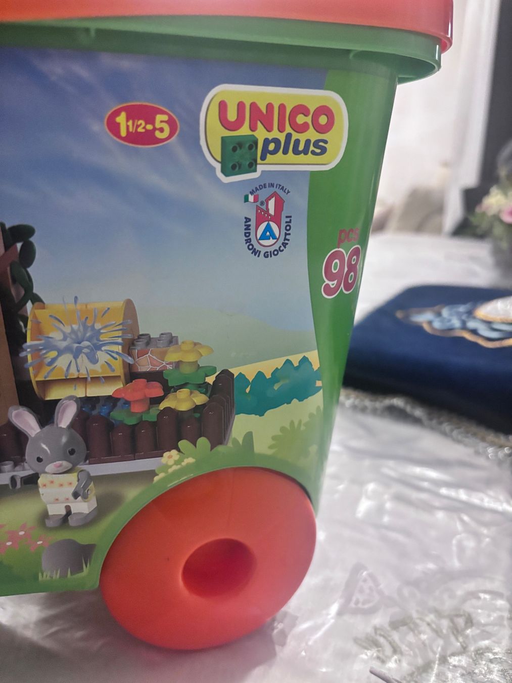 Unico Plus Bauset im Wagen, 98 Teile, ab 1.5 Jahren (Gebraucht) in ...