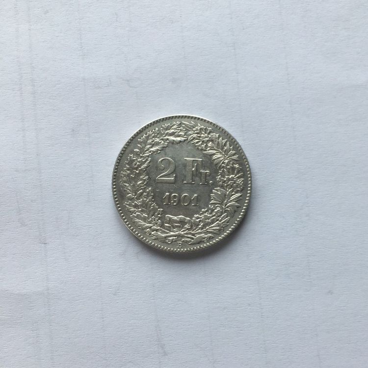 1901 2 Franken -unz *RAR* (Gebraucht) in Kirchberg SG für CHF 3750 – mit Lieferung auf Ricardo ...