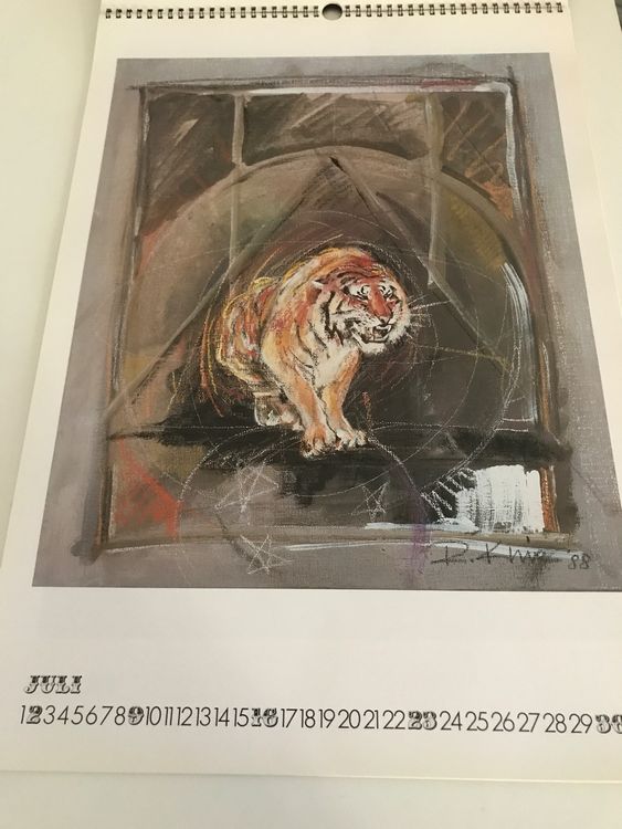 KALENDER von ROLF KNIE mit Originaler Unterschrift (Gebraucht) in Obfelden für CHF 6 – mit ...