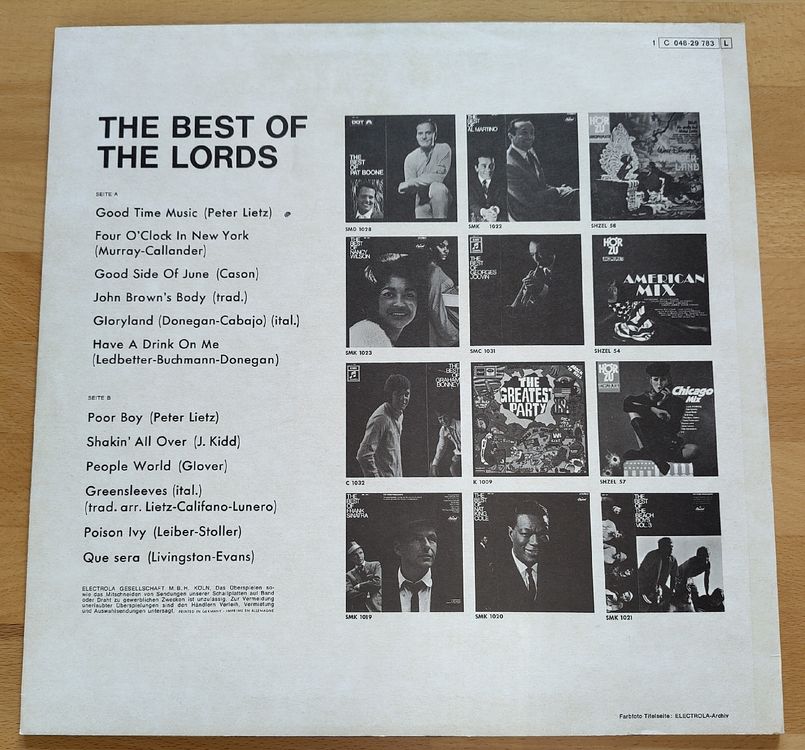 The Lords - The Best Of, Original Vinyl LP Rarität (Gebraucht) in ...
