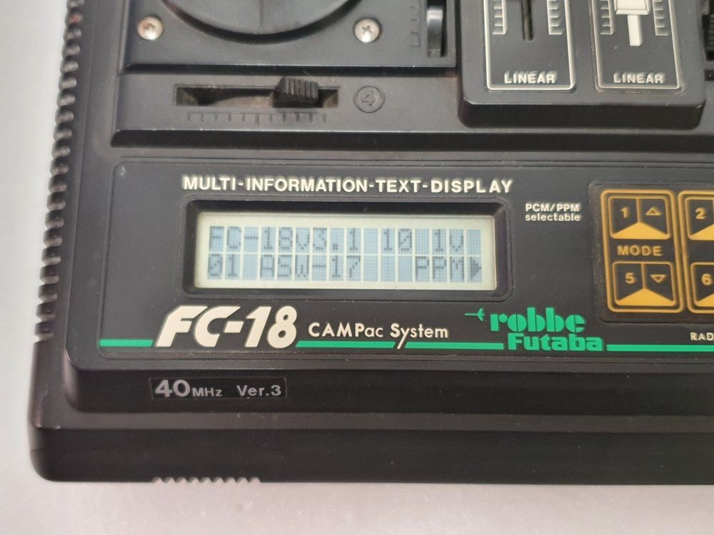 Futaba FC-18 V3.1 40Mhz Fernsteuerung (Gebraucht) in Wetzikon ZH für ...