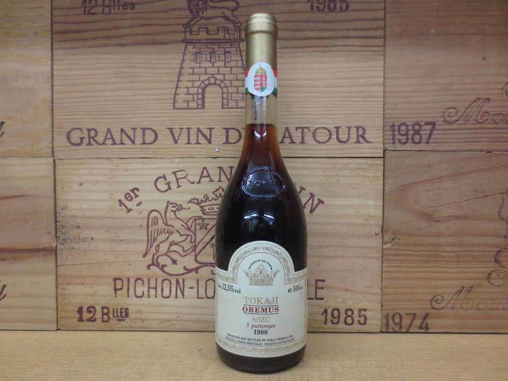 1 Fl. Oremus Tokaji Aszu 5 Puttonyos 1989 50cl. 12,5 Vol. (Neu (gemäss ...
