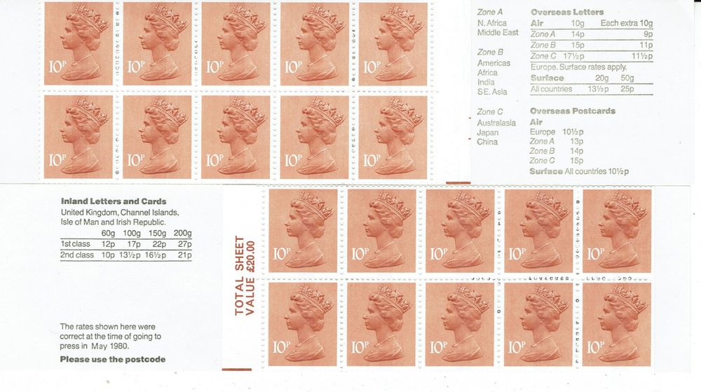 GB Markenheft 10p, 2 verschiedene 1£ Hefte | Kaufen auf Ricardo