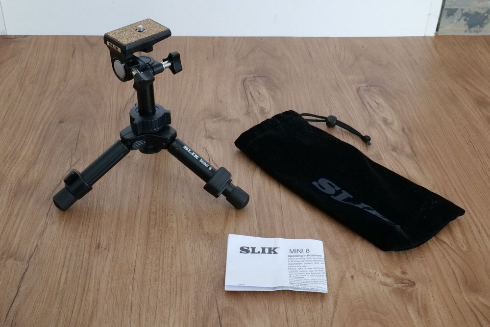SLIK Stativ Kit Mini 8 - Mini-Stativ mit 2-Weg-Kopf (Neu (gemäss ...