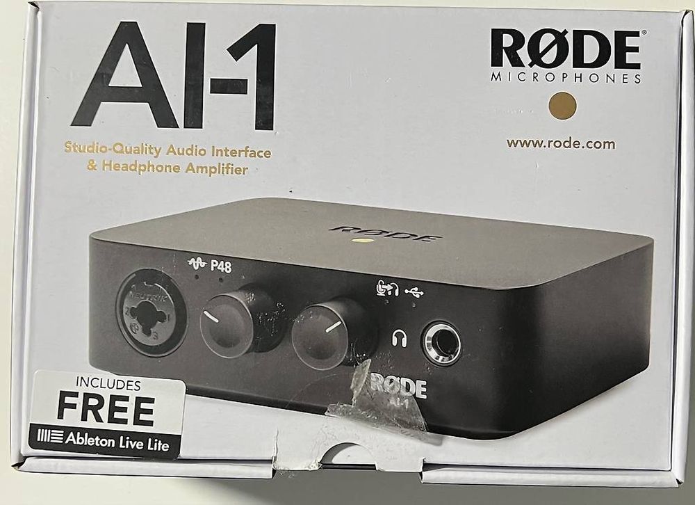 Audio Interface RØDE AI-1 + VXLR+ Adapter | Kaufen auf Ricardo