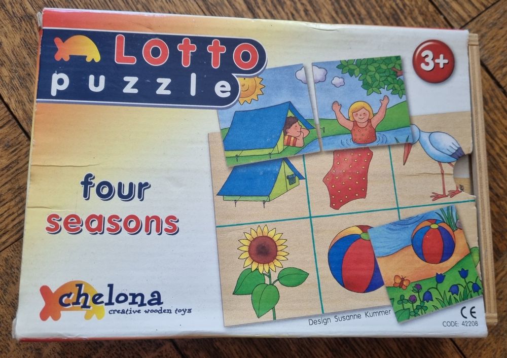 Chelona Lotto Puzzle quatre saisons - Jeu éducatif en boi... | Kaufen ...
