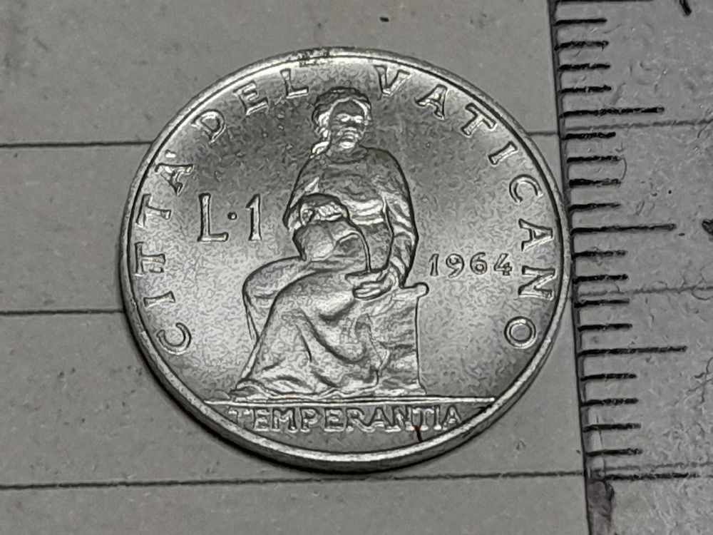 Vatikanstadt 1 Lira 1964 MCMLXIV "Papst Paul VI" | Kaufen auf Ricardo