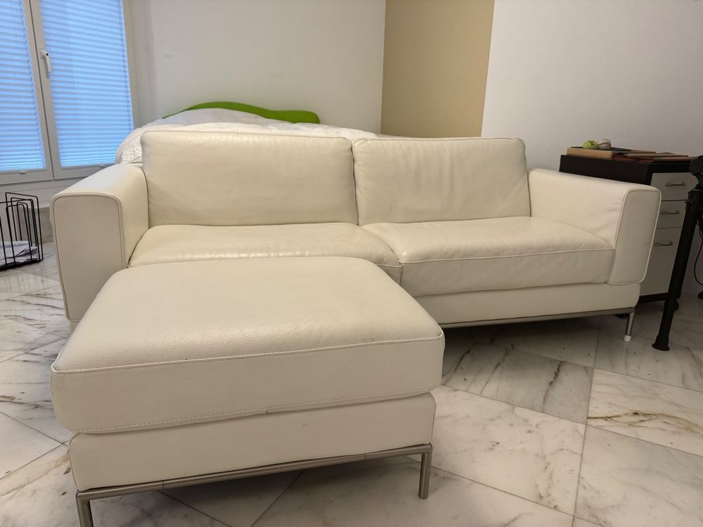 IKEA ARILD Leder Sofa SET 2x 3er Sofa & 1x Hocker IKEA ARILD (Gebraucht) in Gockhausen für CHF ...