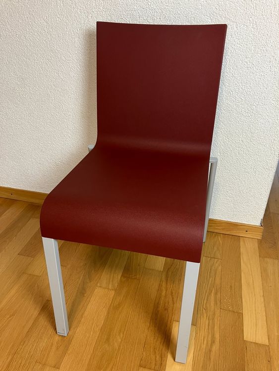 Vitra .03 Chair / Stuhl stapelbar rot Maarten van Severen (Gebraucht ...