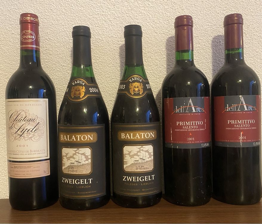 Diverse alte Rotweine (Neu (gemäss Beschreibung)) in Zürich für CHF 50 ...