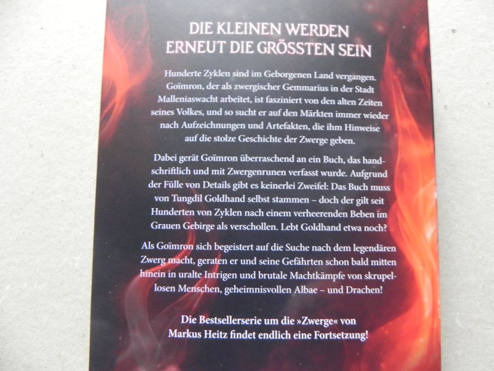 2 Bücher Die Rückkehr der Zwerge Fantasy Roman Markus Heitz (Gebraucht ...