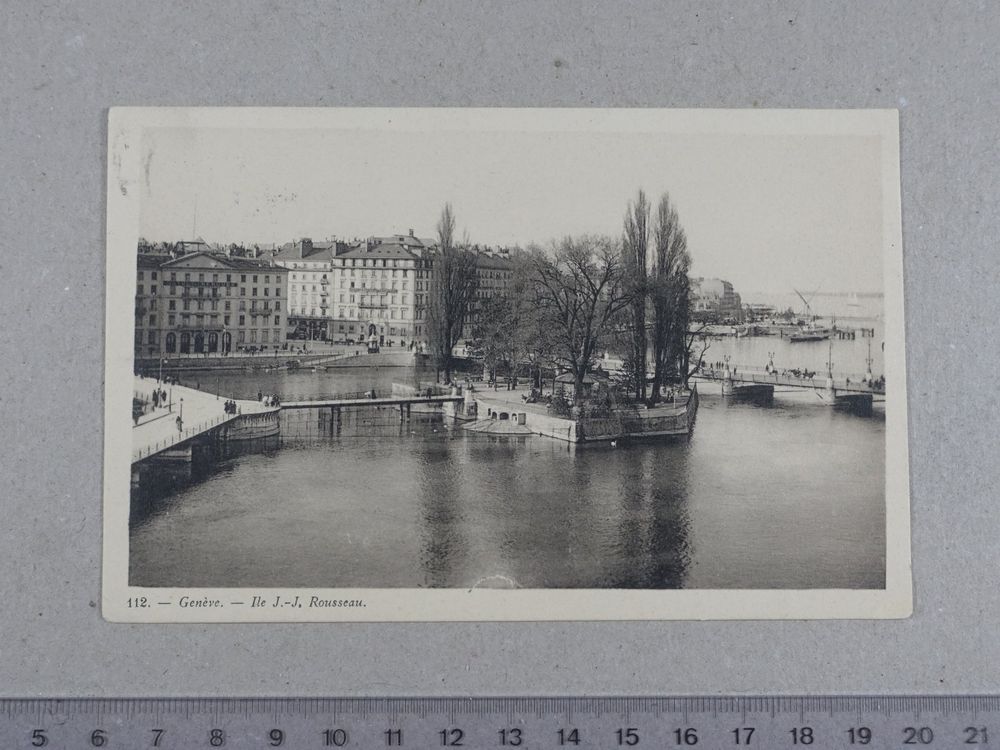 Genève, Ile J.-J. Rousseau, 1907 (Gebraucht) in Lenzburg für CHF 2 ...