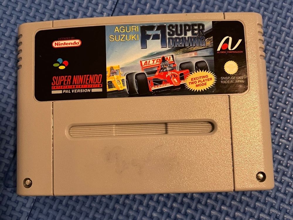 SNES Super Nintendo Spiel: F1 Super Driving PAL Version (Gebraucht) in ...