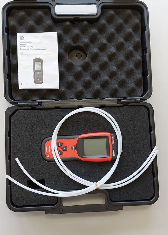 Differenzdruckmessgerät RS PRO RS-8890D (Neu und originalverpackt) in ...