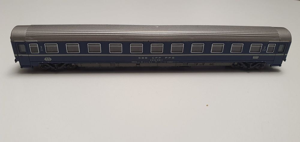 Roco 24349 SBB Liegewagen "Eurofima" 2. Kl. blau (2009) (Gebraucht) in Birr für CHF 16 – mit ...
