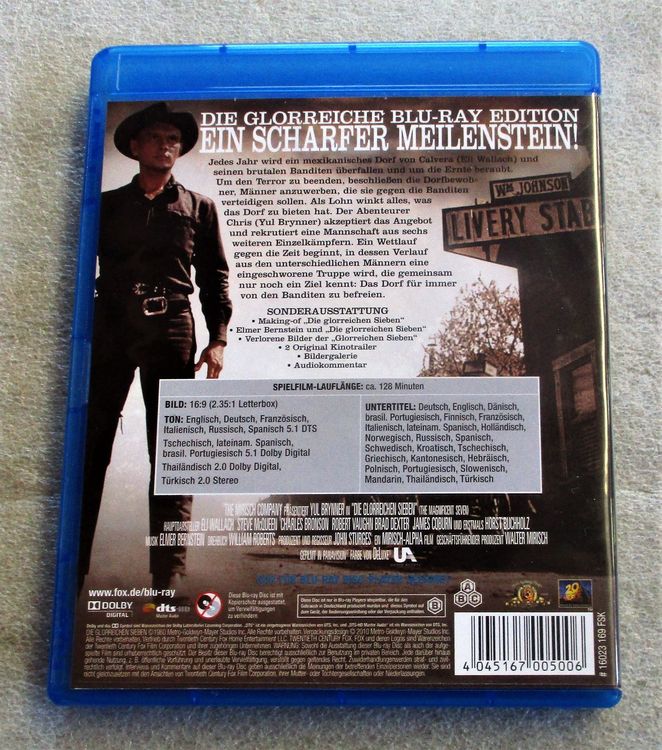 DIE GLORREICHEN SIEBEN - Yul Brynner/Steve McQueen 1960 | Kaufen auf Ricardo