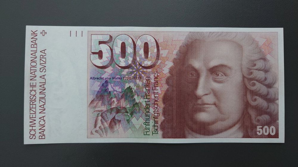 Billet 500 CHF UNC (von Haller) | Kaufen auf Ricardo
