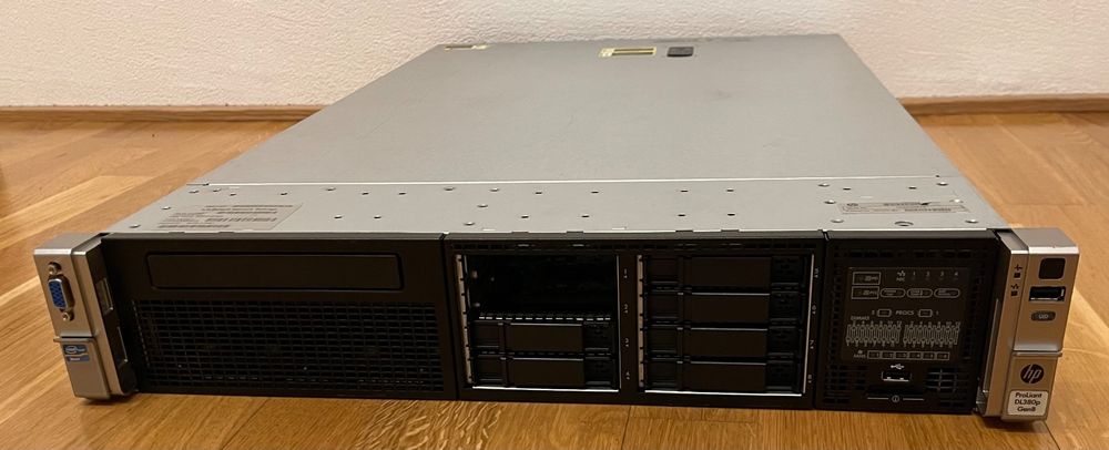 HP HPE ProLiant DL380p Gen8 2HE Server 2x Xeon GPU 48GB RAM (Gebraucht ...