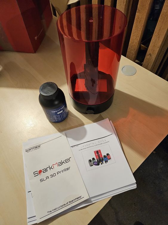 Sparkmaker SLA 3D Printer incl. Resin (Gebraucht) in Ebikon für CHF 9 ...