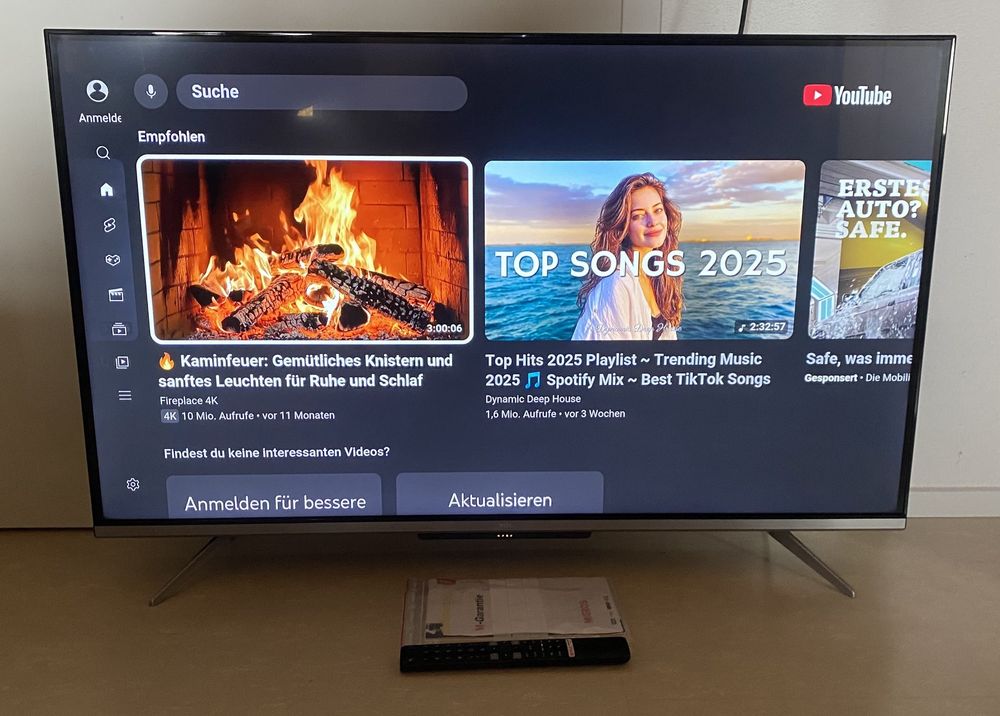 43" UHD HDR 4K Android Smart-Fernseher TCL 43P725 (Gebraucht) in ...