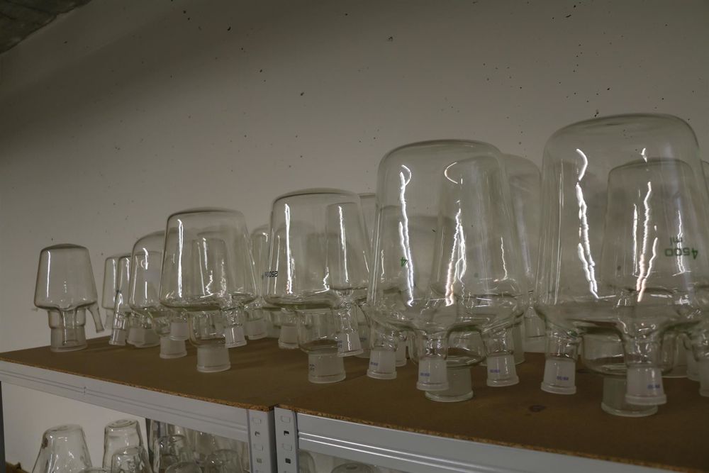 Laborglas 5-Hals Sulfierkolben 900ml | Kaufen auf Ricardo